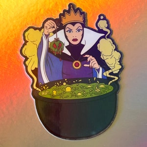 The Evil Queen Sticker L Snow White Stickers L Disney Villains - Etsy