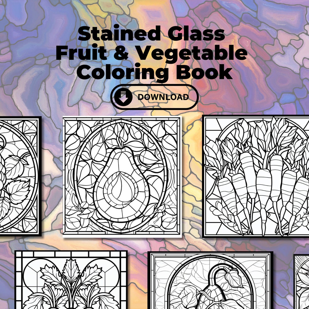Nutrition Coloring Book Digital Download - Etsy