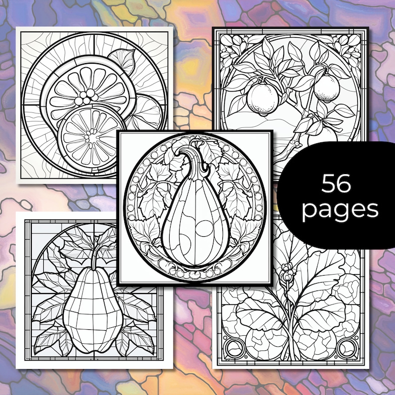 Nutrition Coloring Book Digital Download - Etsy