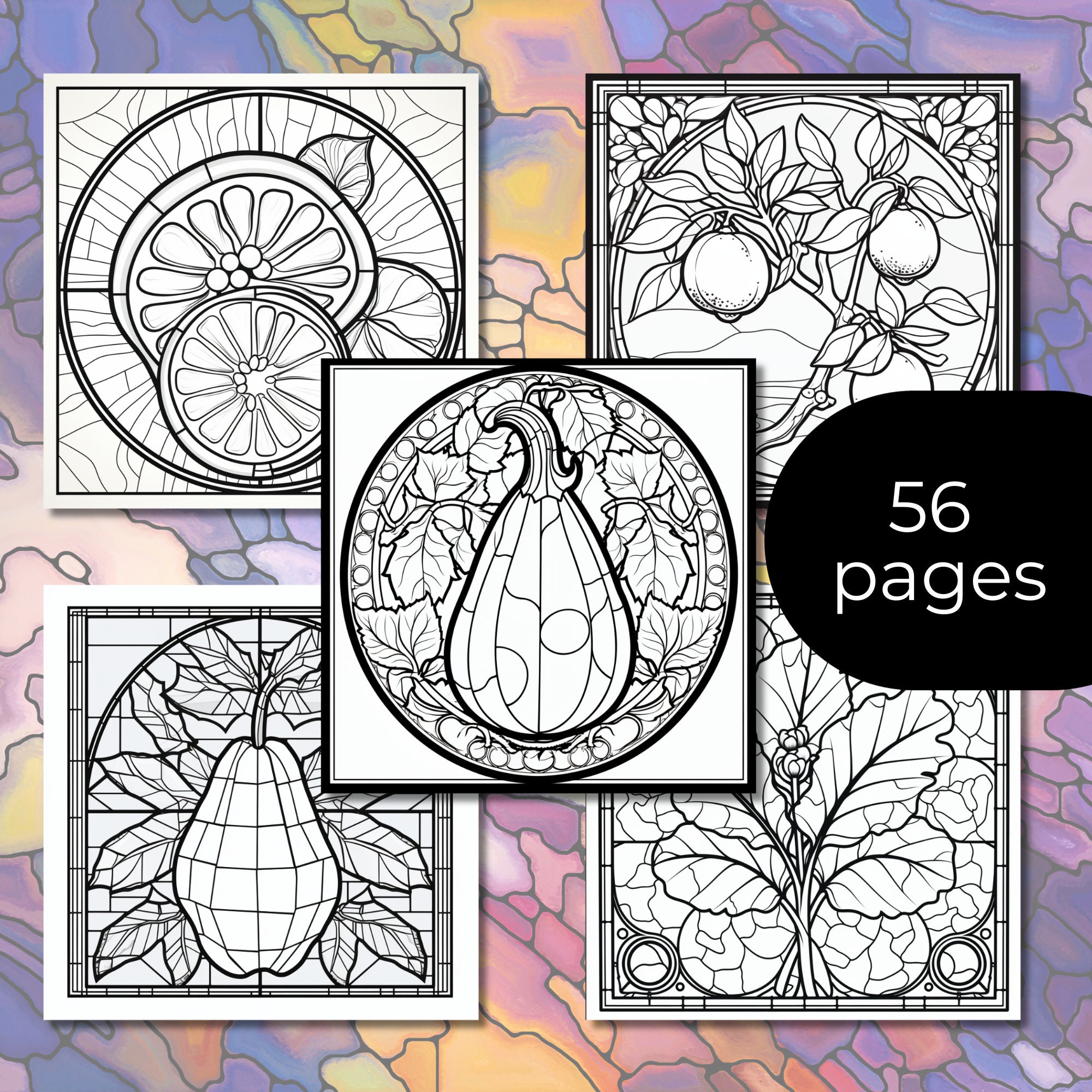 Nutrition Coloring Book Digital Download - Etsy