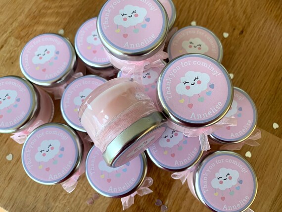 10 Cute cloud baby shower mini candles Baby shower keepsakes, Baby ...