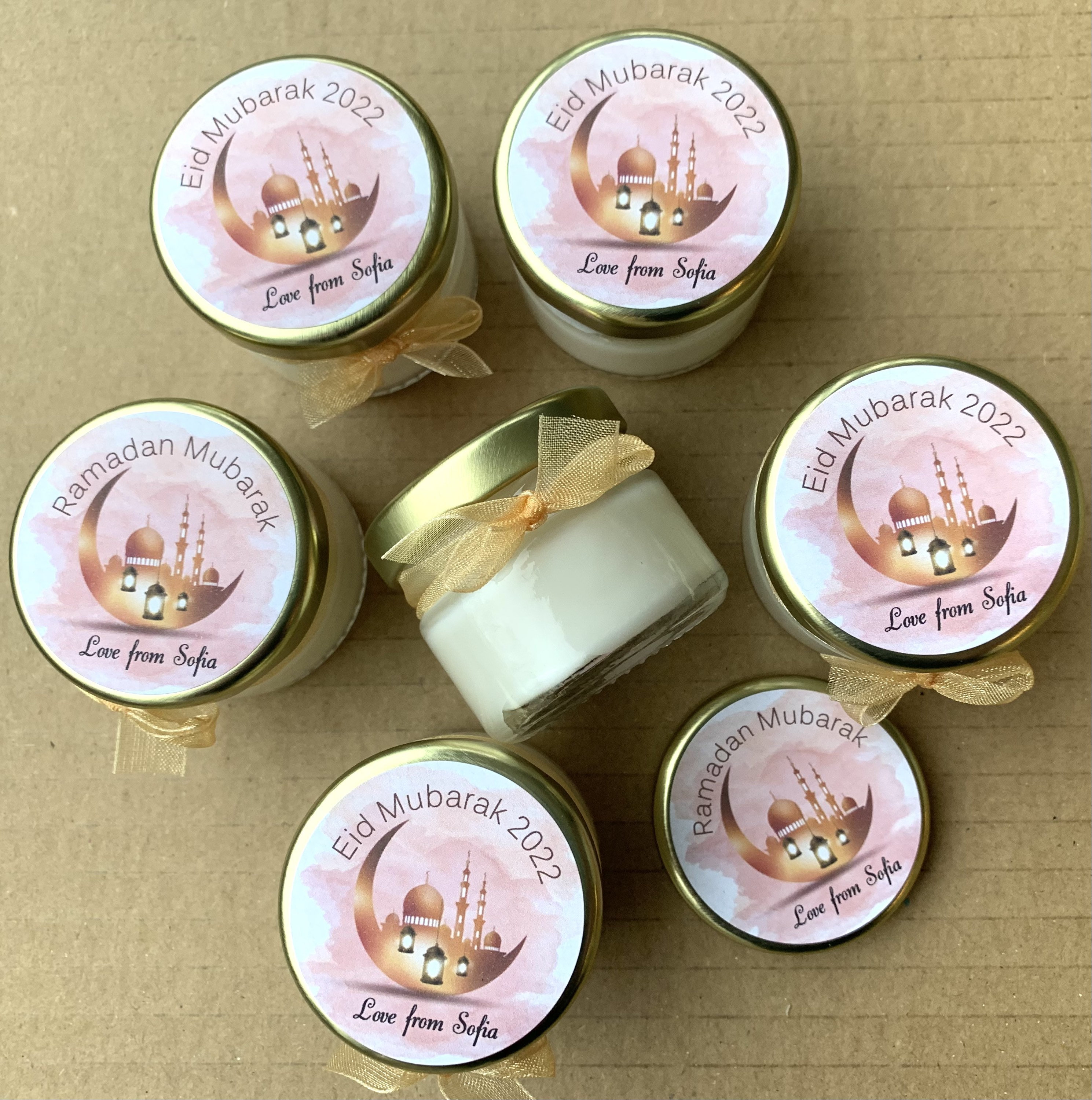 10 Eid Mini Candles for Eid Eid Mubarak Gift Eid Favours | Etsy UK