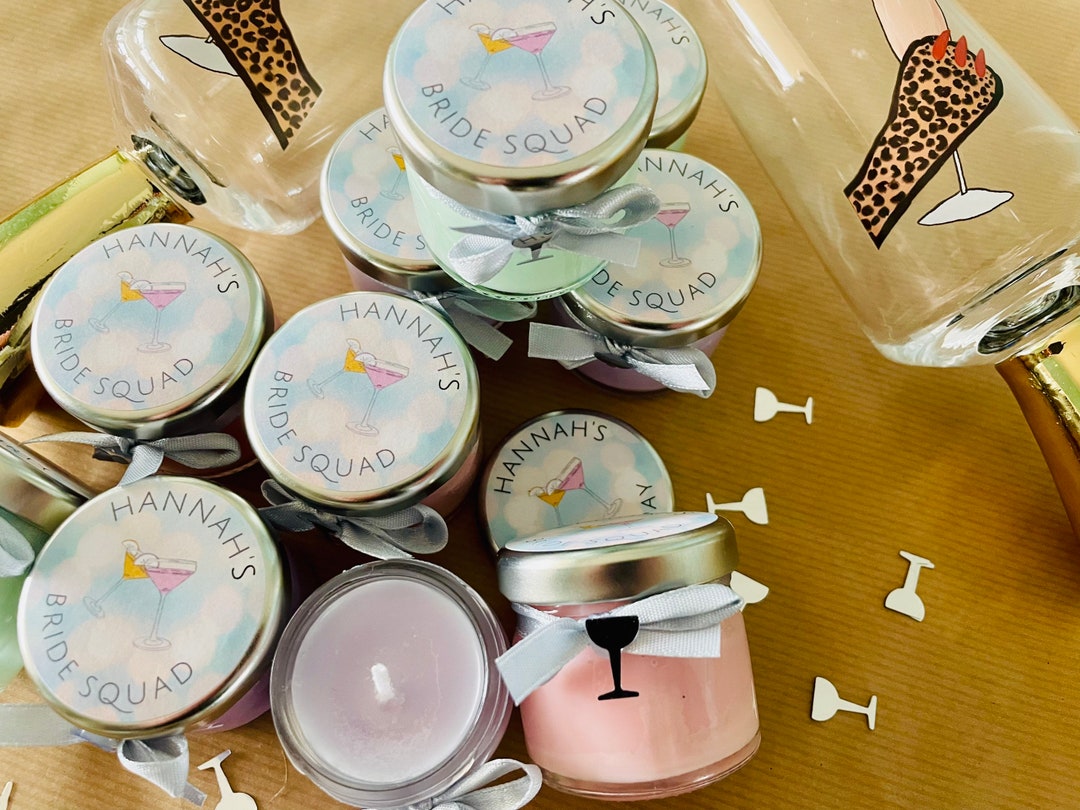 10 Personalised Hen Party Favours, Bride Squad/team Bride Cocktail ...