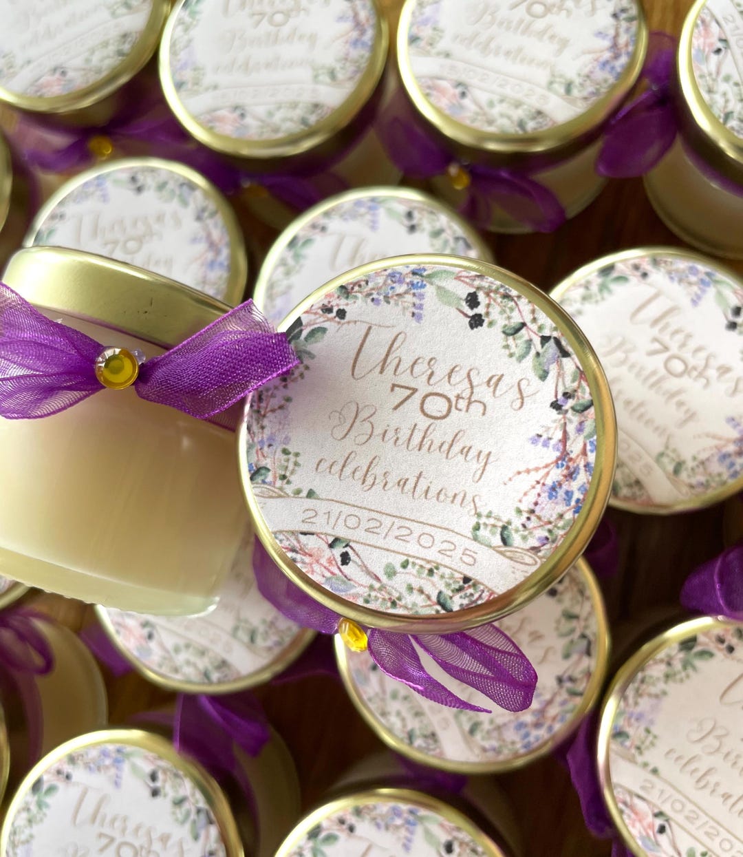15 Birthday Mini Candles, Birthday Gift for Guests, Party Bag Fillers ...