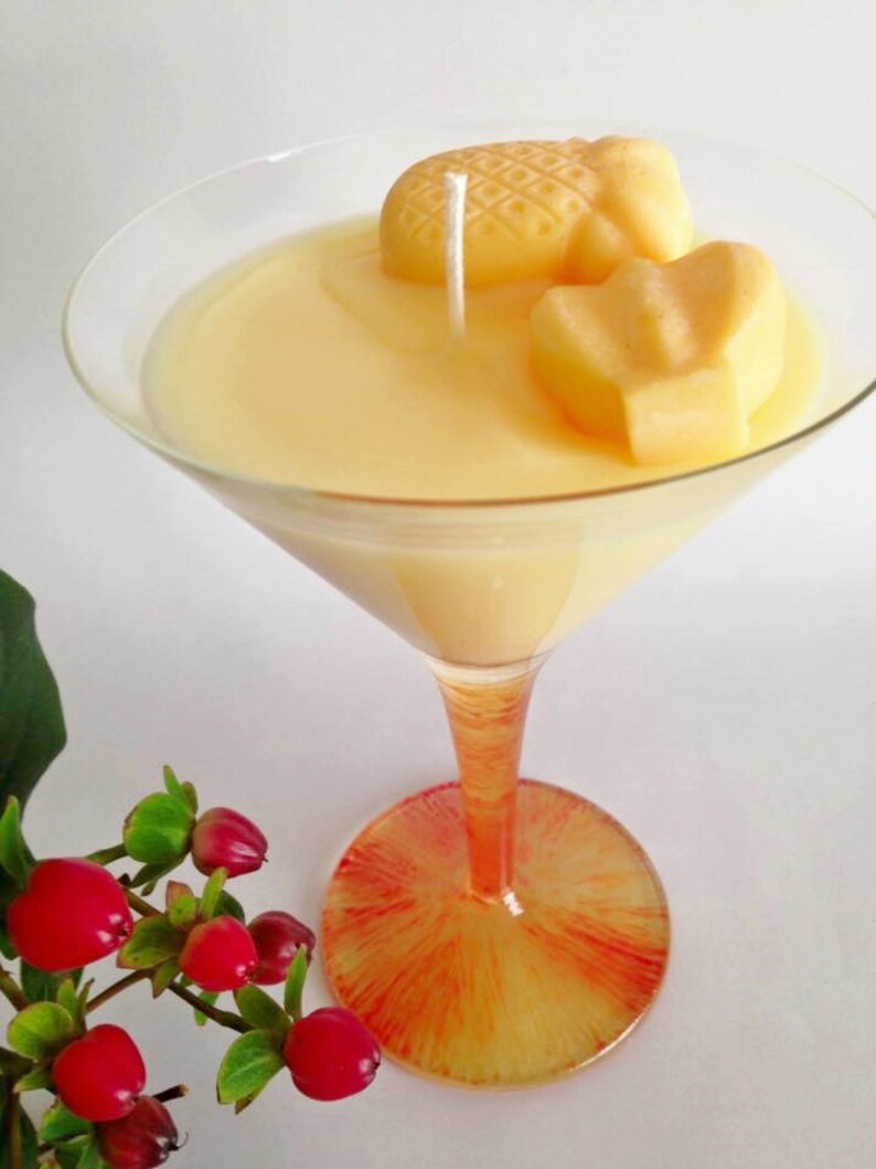 Pina Colada Candle Cocktail Candle Margarita Candle - Etsy UK