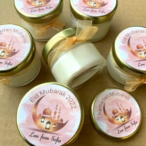 10 Eid Mini Candles for Eid, Eid Mubarak Gift, Eid Favours, Eid Family ...