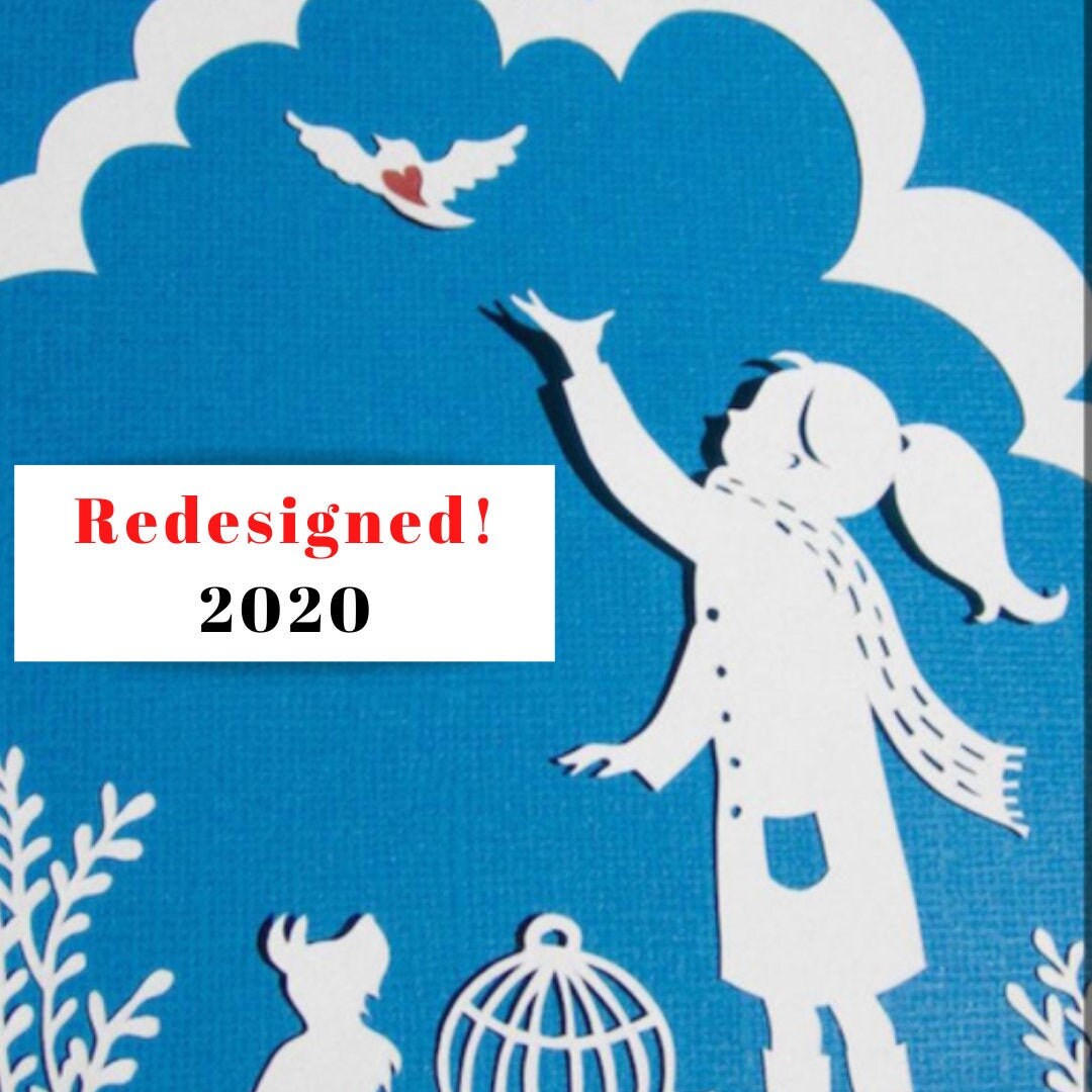 Goodbye Girl, DIY Beginner Digital Papercut Template, PDF, Personal ...