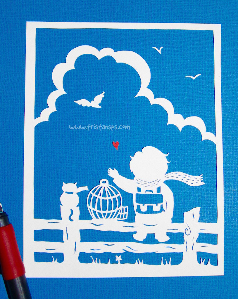 DIY Beginner Digital Papercut Template, Pdf Papercut Template, DIY Gift ...