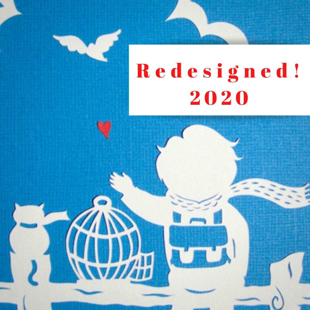 DIY Beginner Digital Papercut Template, Pdf Papercut Template, DIY Gift ...