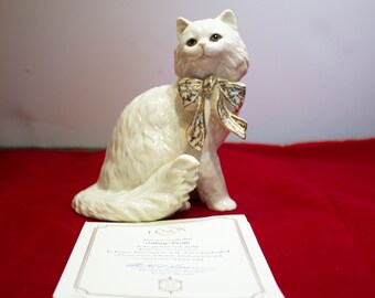 Lenox Cat Figurine | Etsy