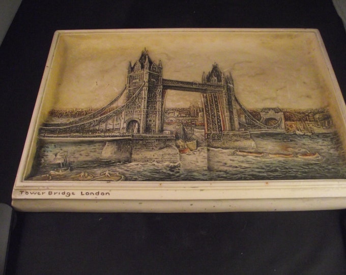 Rare Ivorex Plaque of Tower Bridge by Arthur Osborne - Etsy