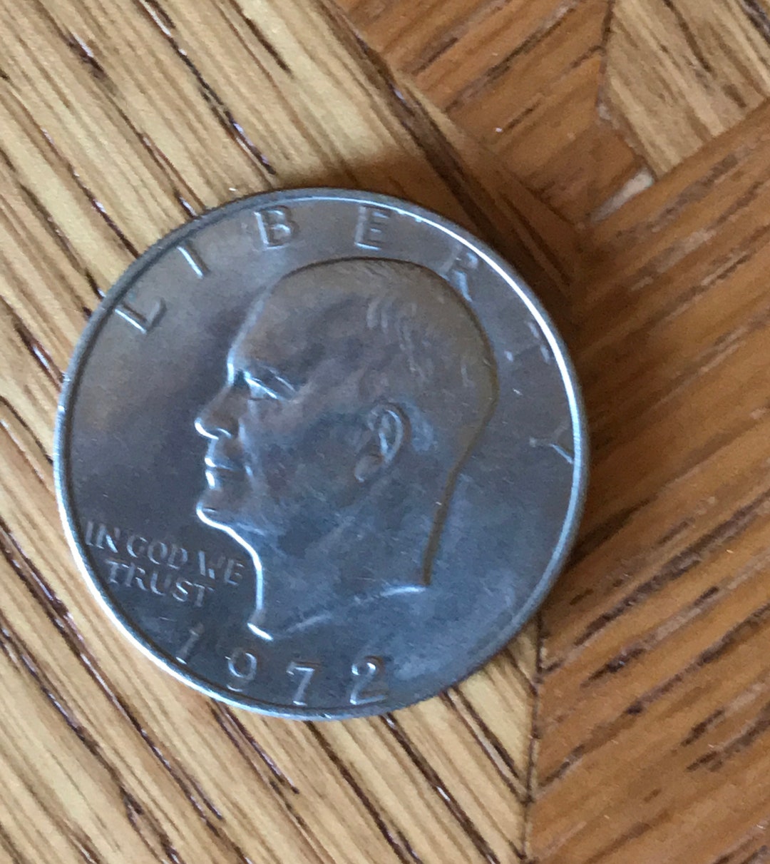 1972 Eisenhower Dollar No Mint Mark VF Condition - Etsy