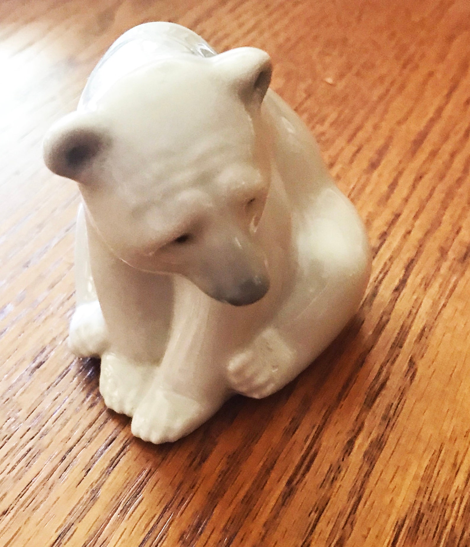 Lladro Seated Polar Bear #1209 Figurine - Etsy