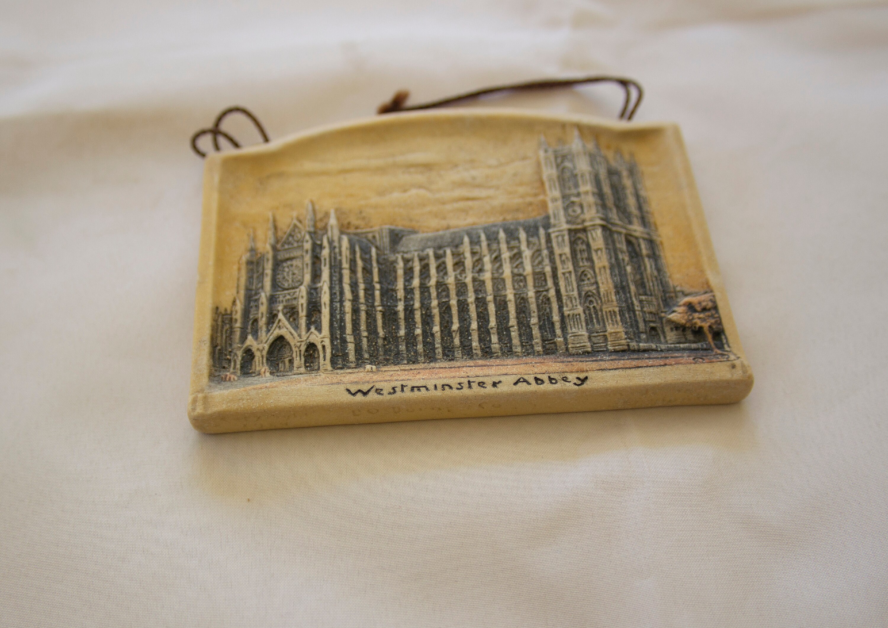 Small Hanging IVOREX Plaque by Osborne Westminster Abbey - Etsy