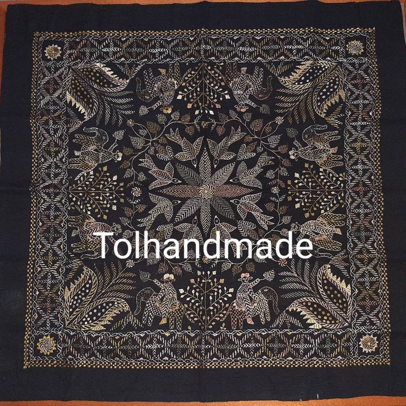 Kantha Tablecloth - Etsy