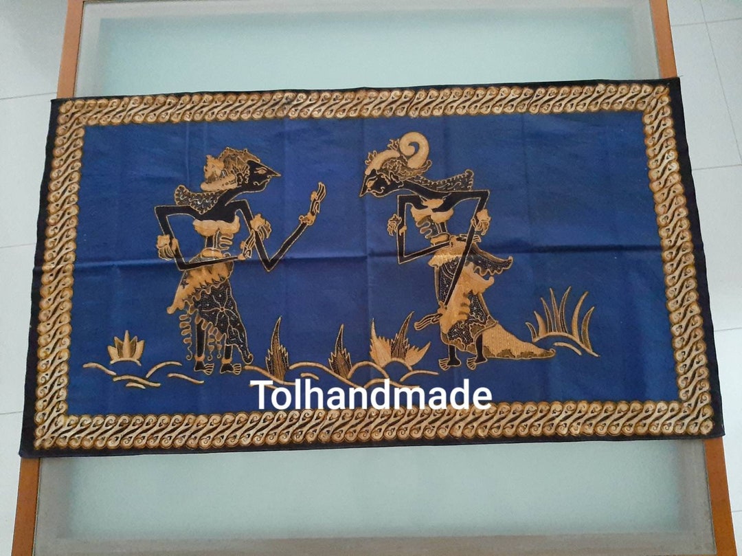 Vintage Indonesian Handmade Batik, Rama and Shinta. Traditional Wax and ...
