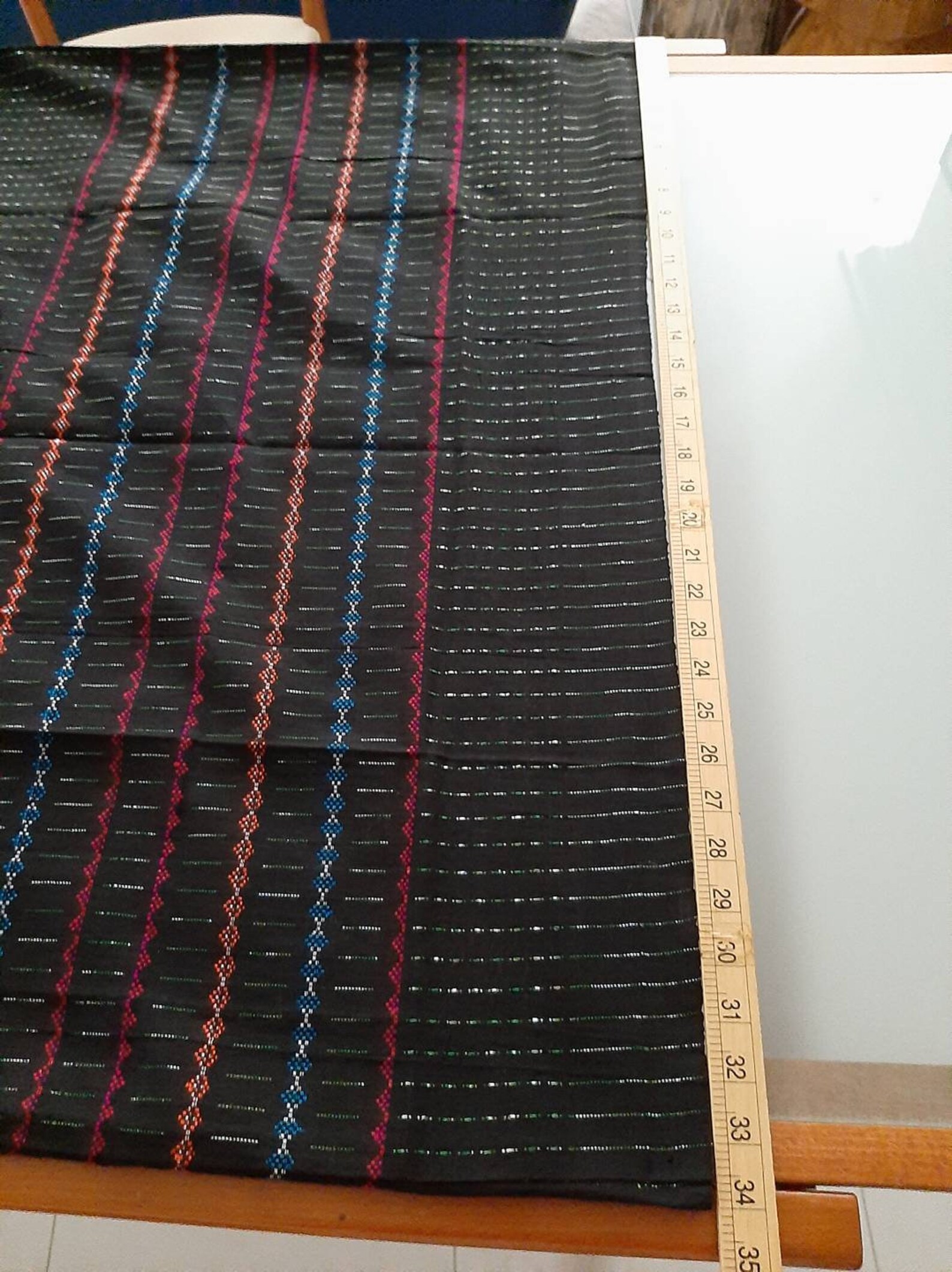 Burmese Black Cotton Longyi or Tube Skirt. Ready to Wear. One Size Fits ...