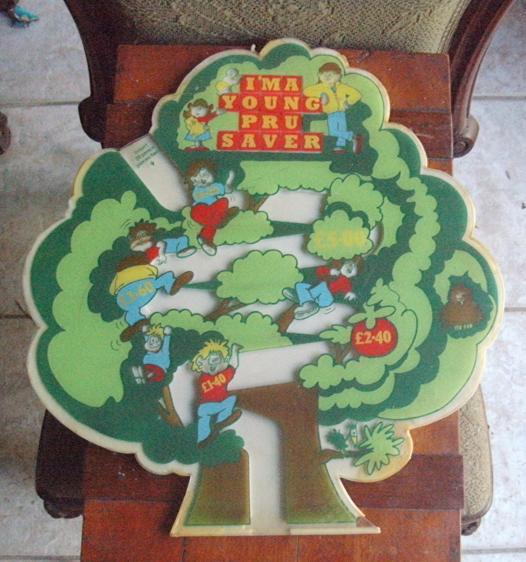1980s Lovely, Unusual Cash Saver money Tree Made for PRUDENTIAL ...
