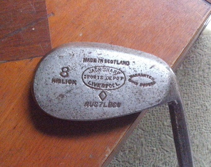 1920s/30s Lovely Antique NIBLICK Golf Club/hand Forged/made in Scotland ...