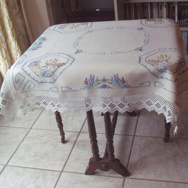Old Tablecloth - Etsy