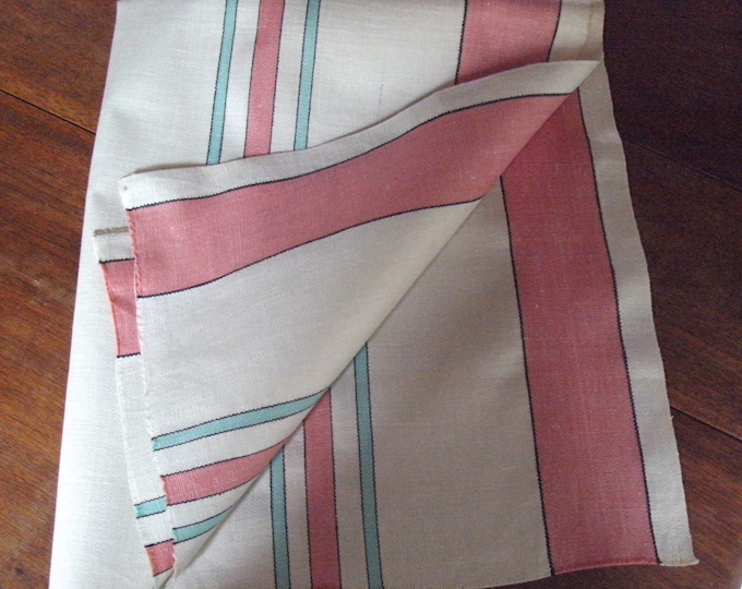 1950's UNUSED Orig.vtg.stunning,small,very Thick,stiff,glazed Qual ...