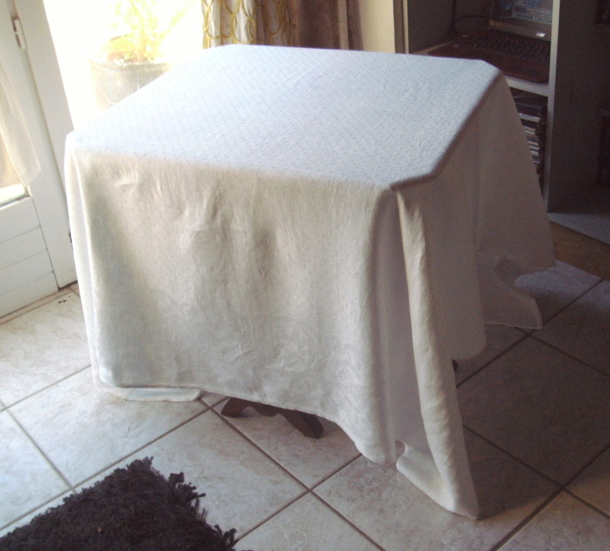 1920s/30s Lovely, Large Original,antique, Quality LINEN DAMASK ...