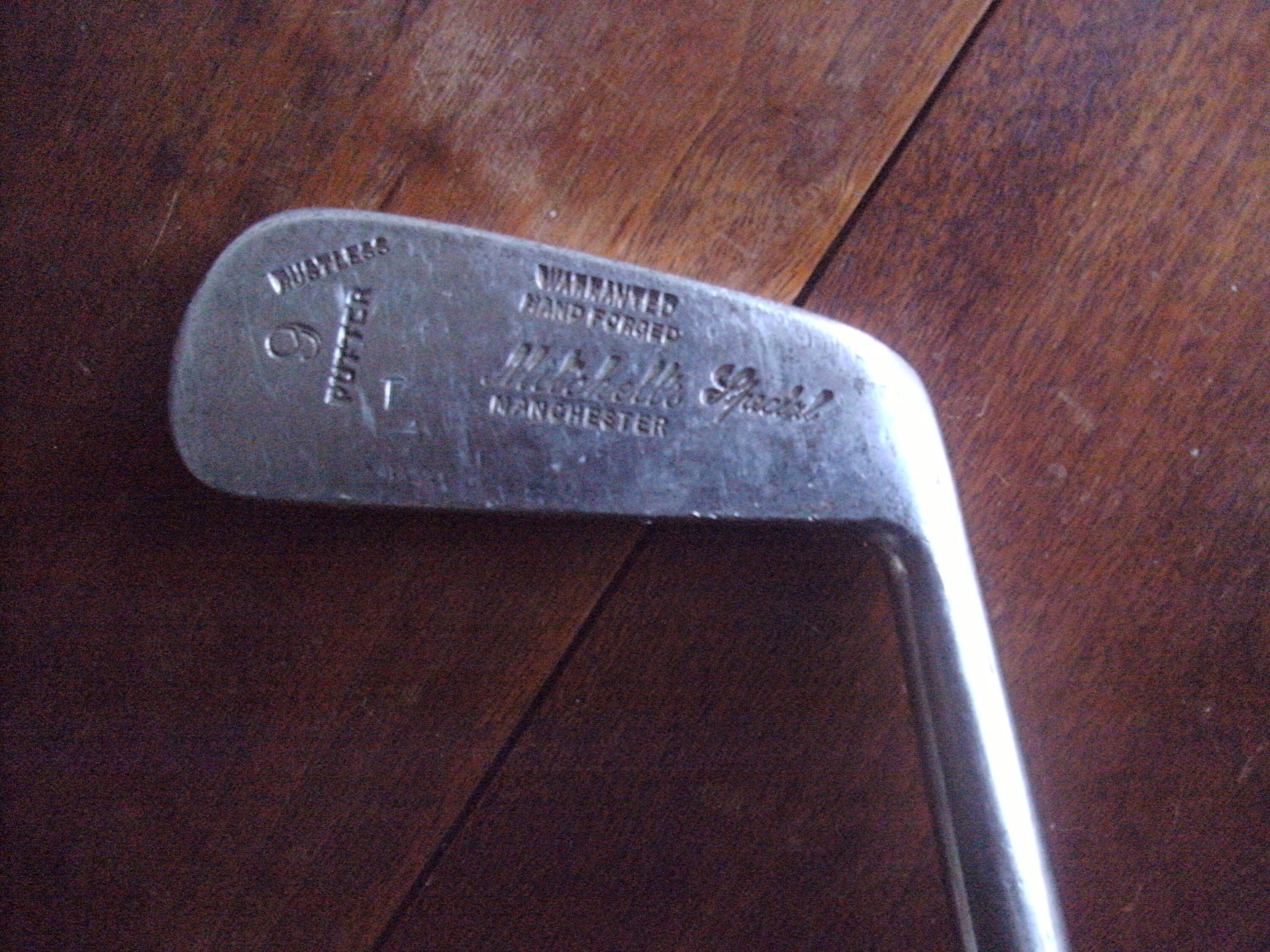 1920s/30s Lovely Antique PUTTER Golf Club/hand Forged/hickory or ...