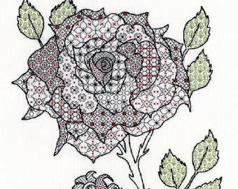 Bothy Threads XBW4 Blackwork Poppy Designed by Eleanor Friston - Etsy