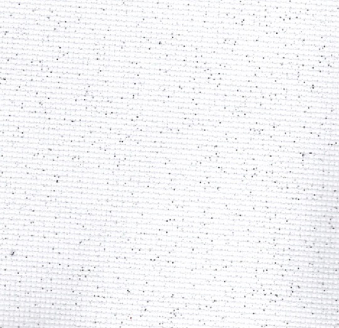 Fabric Flair 14 Count White Aida With New Silver Sparkles - Piece ...