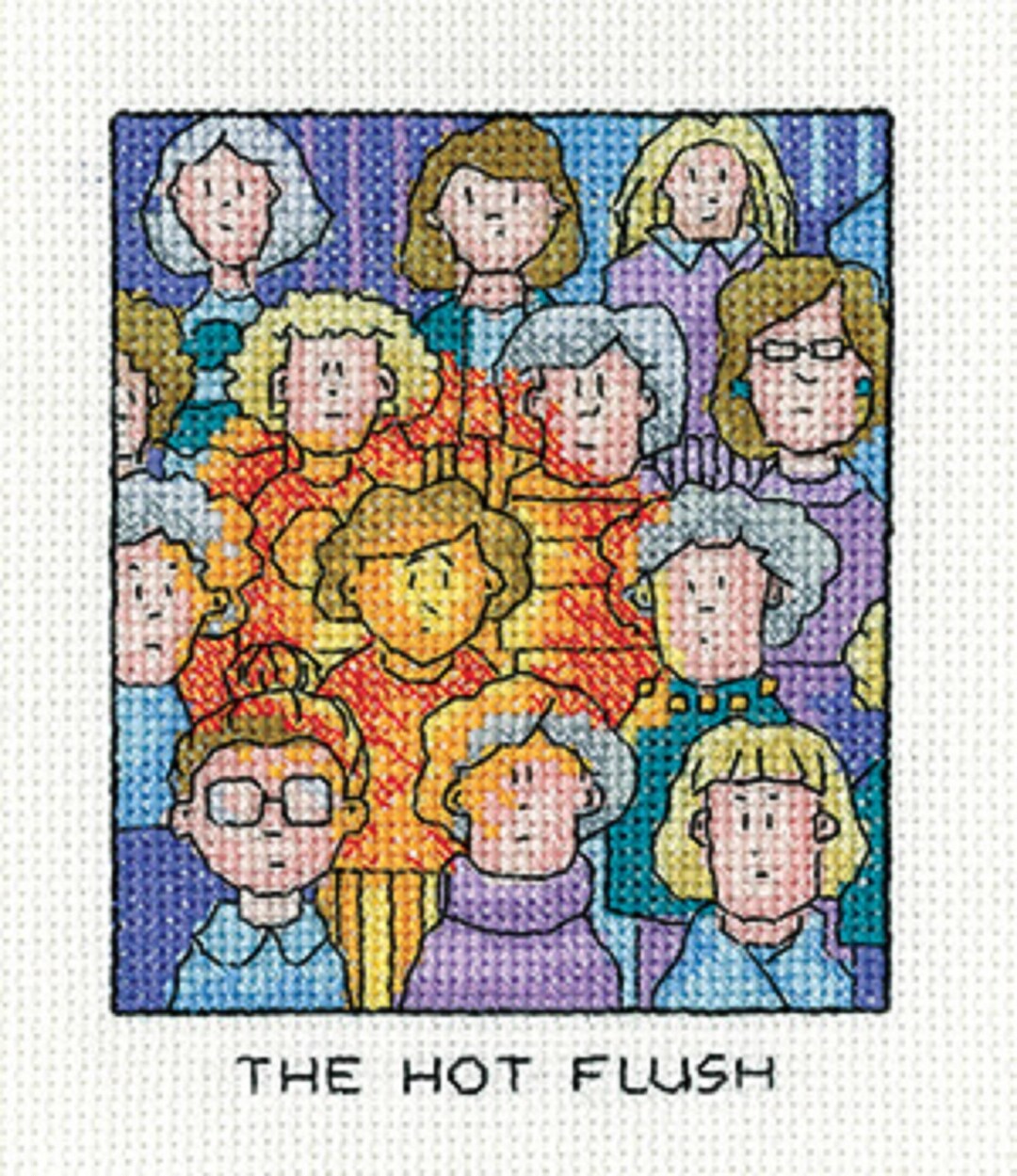 Heritage Crafts - Simply Heritage - the Hot Flush Cross Stitch Kit by ...