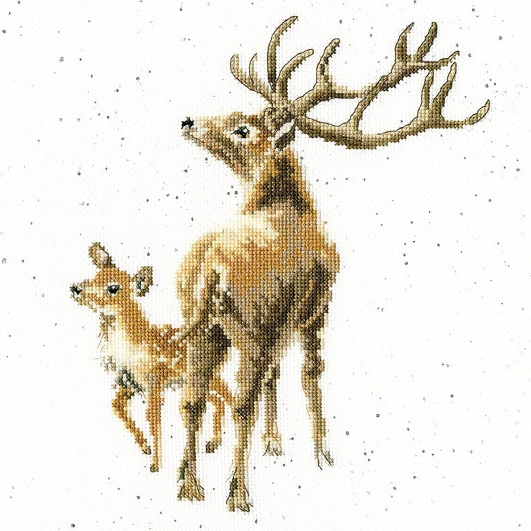 Bothy Threads XHD72 Wrendale Designs Wild at Heart - Stag Counted Cross ...