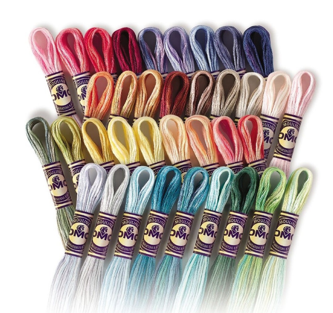 DMC Color Variations Thread - Set of 36 Colours - Beautiful Thread for ...