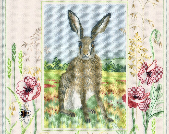 Bothy Threads Derwentwater Designs Wildlife: Hare Counted Cross Stitch ...