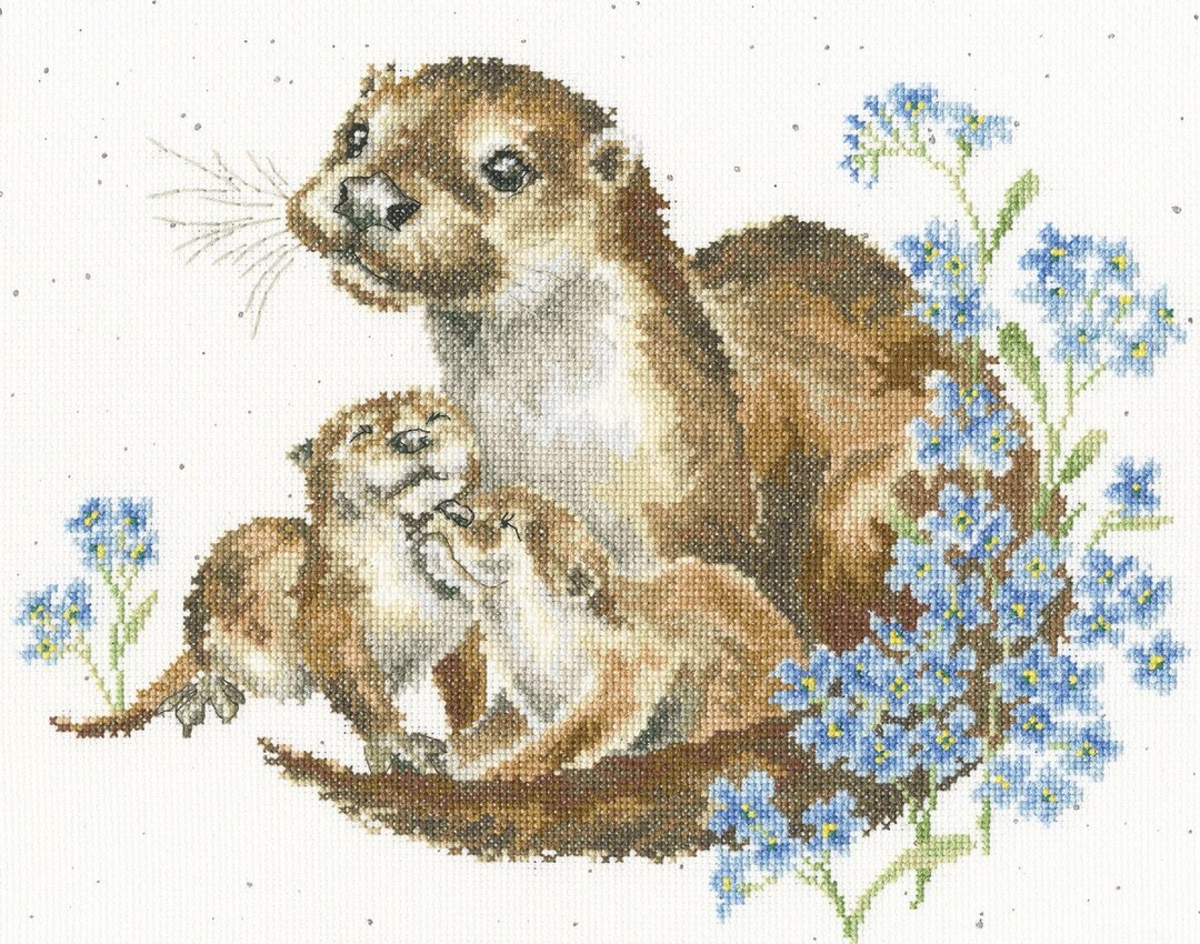 Bothy Threads XHD141 Wrendale Designs Otterly Adorable Counted Cross ...