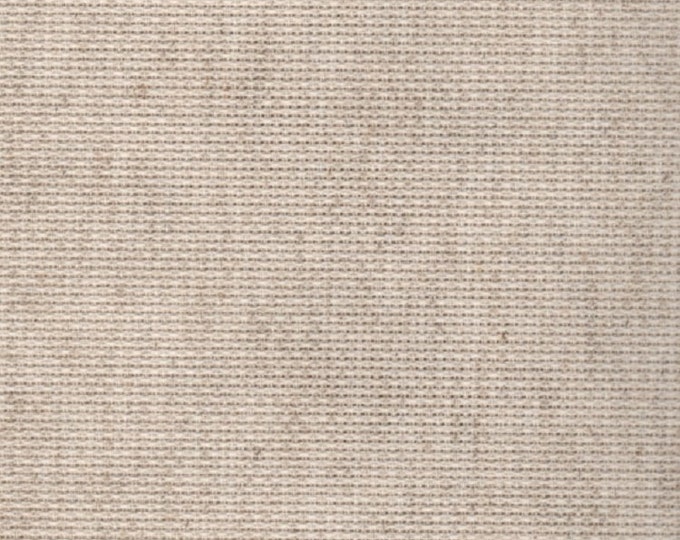 Zweigart Rustico Oatmeal 14 Count Aida Cross Stitch Fabric - Piece ...