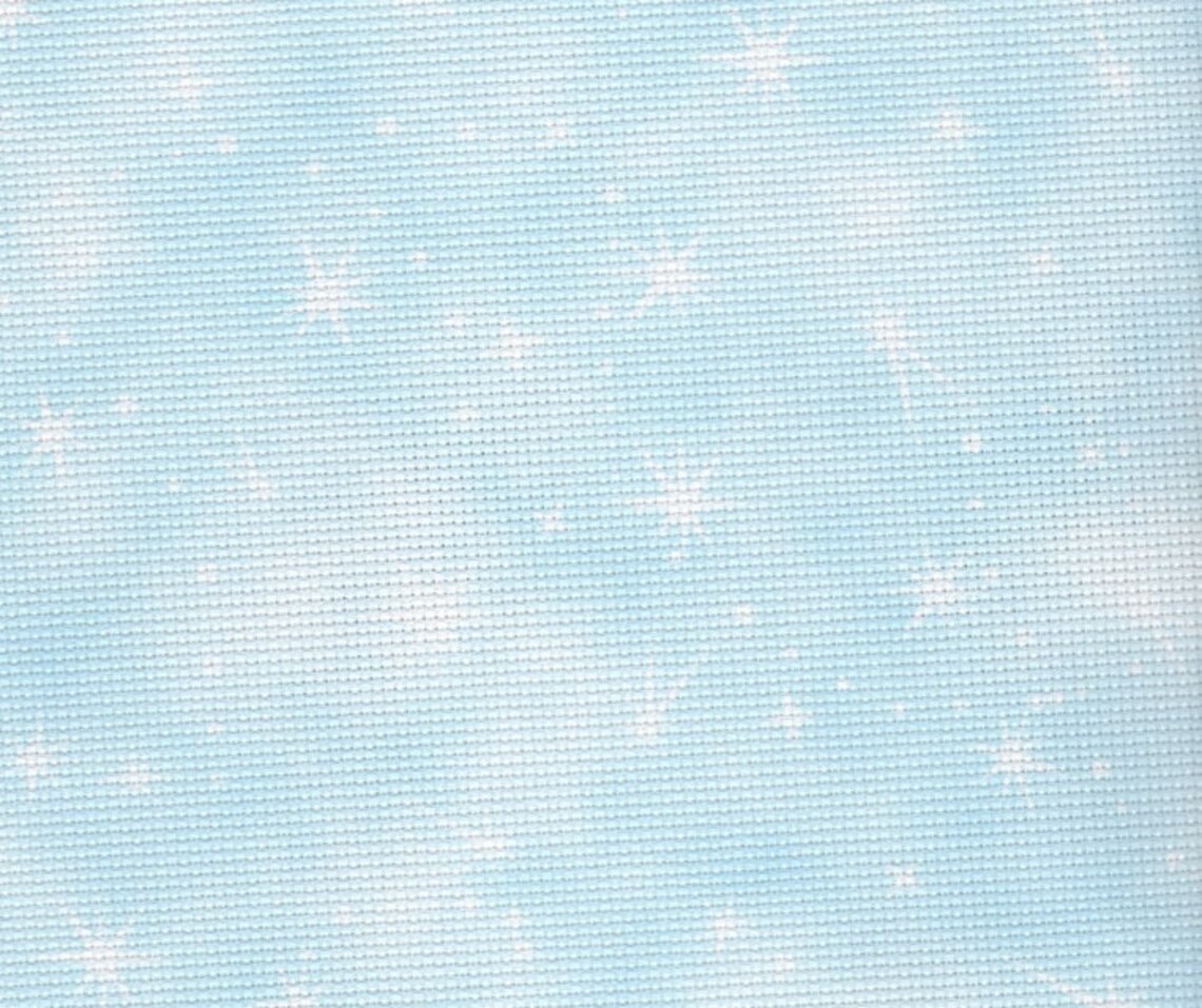 Fabric Flair - Fairy Dust - Cloud Blue 14 Count Aida. Piece Approx 45 X ...