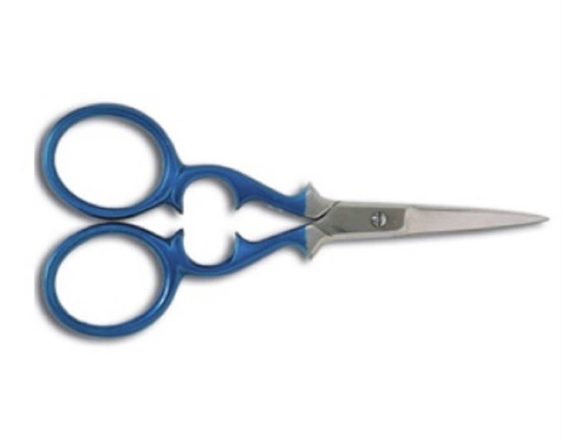 Hemline Victorian Style Embroidery Scissors Blue Approx - Etsy