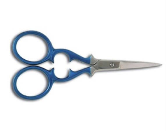 Hemline Victorian Style Embroidery Scissors Blue Approx | Etsy