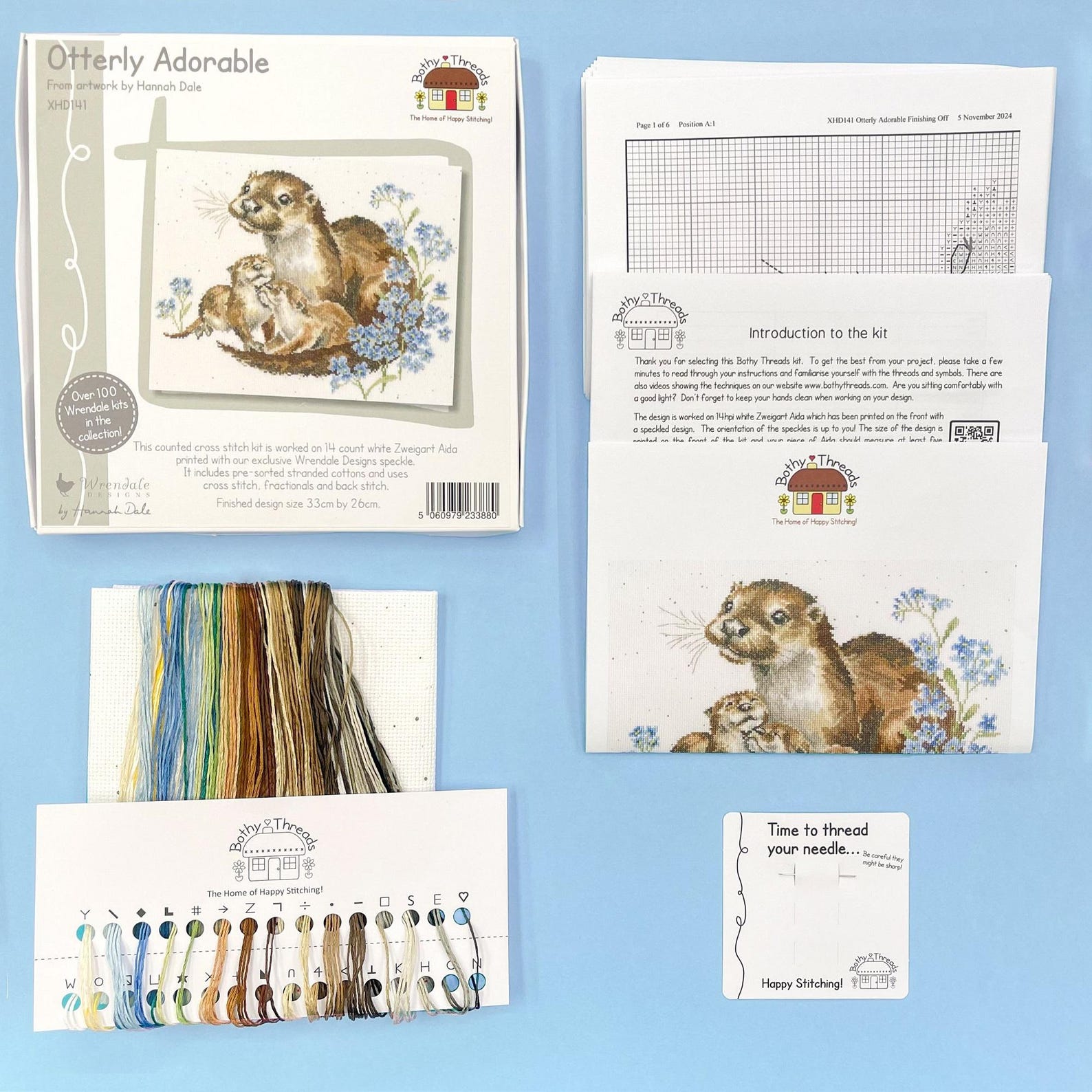 Bothy Threads XHD141 Wrendale Designs Otterly Adorable Counted Cross ...