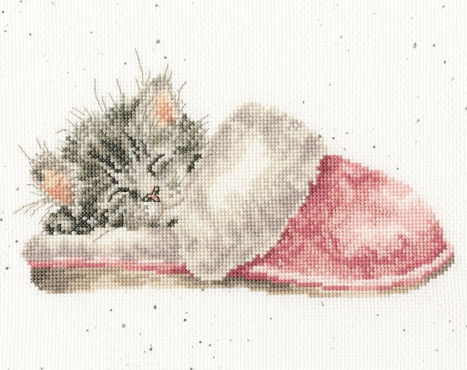 Bothy Threads XHD122 Wrendale Designs the Snuggle is Real - Cat Counted ...