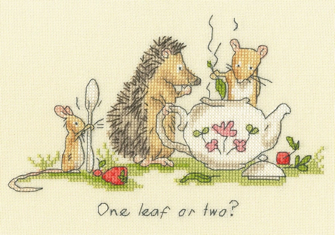 Bothy Threads XAJ29 One Leaf or Two? Counted Cross Stitch Kit by Anita ...