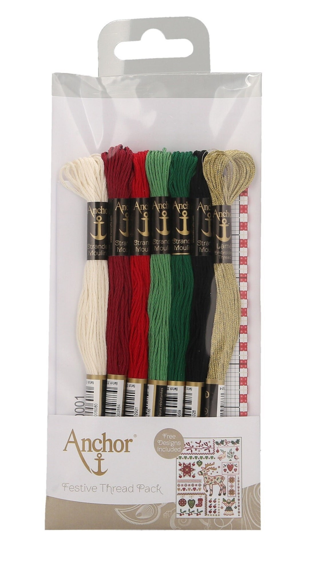 Anchor Festive Thread Pack Includes Free Chart Design 6 - Etsy