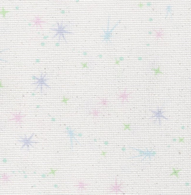 Fabric Flair Multi Pastel Fairy Dust With Sparkles 14 Count - Etsy