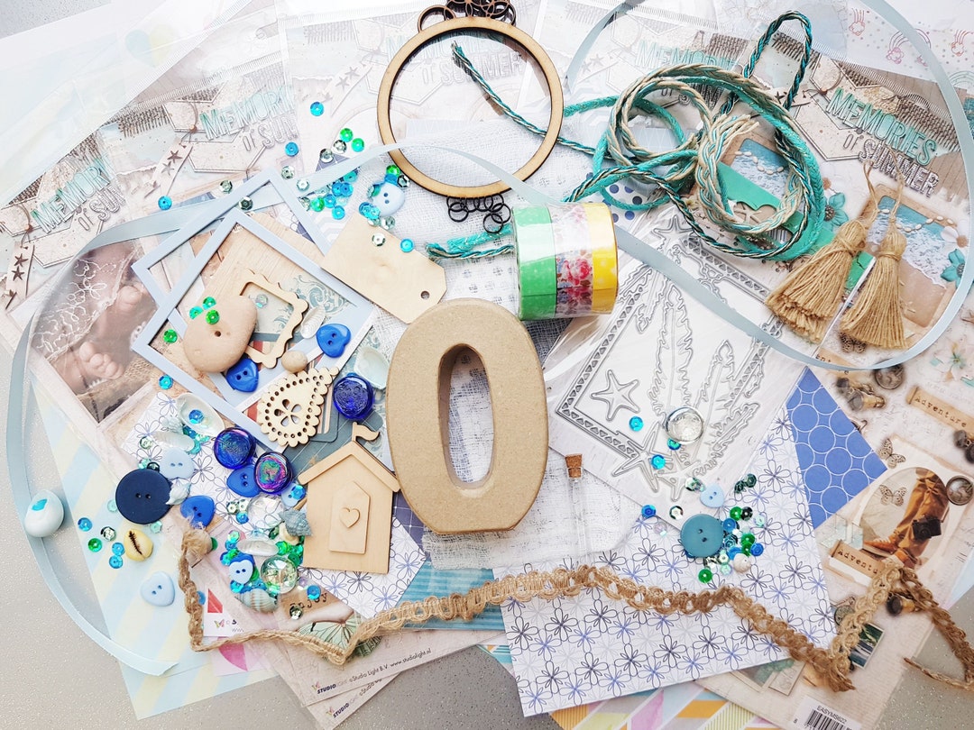 DIY Beach Craft Kit, Studiolight Ocean Themed Kit for Cards, Mixed ...