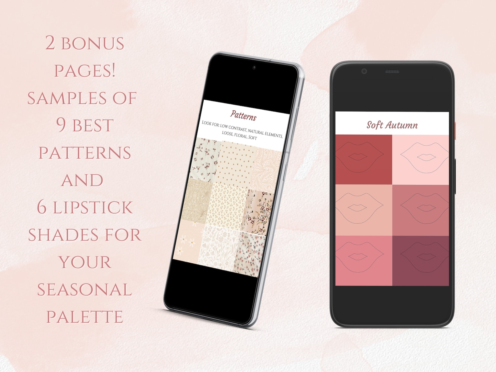Deep (dark) Winter Palette, Digital Swatch Fan, Seasonal Palette ...