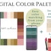 Color Analysis: Gift Voucher With Seasonal Palette, Instant Download - Etsy