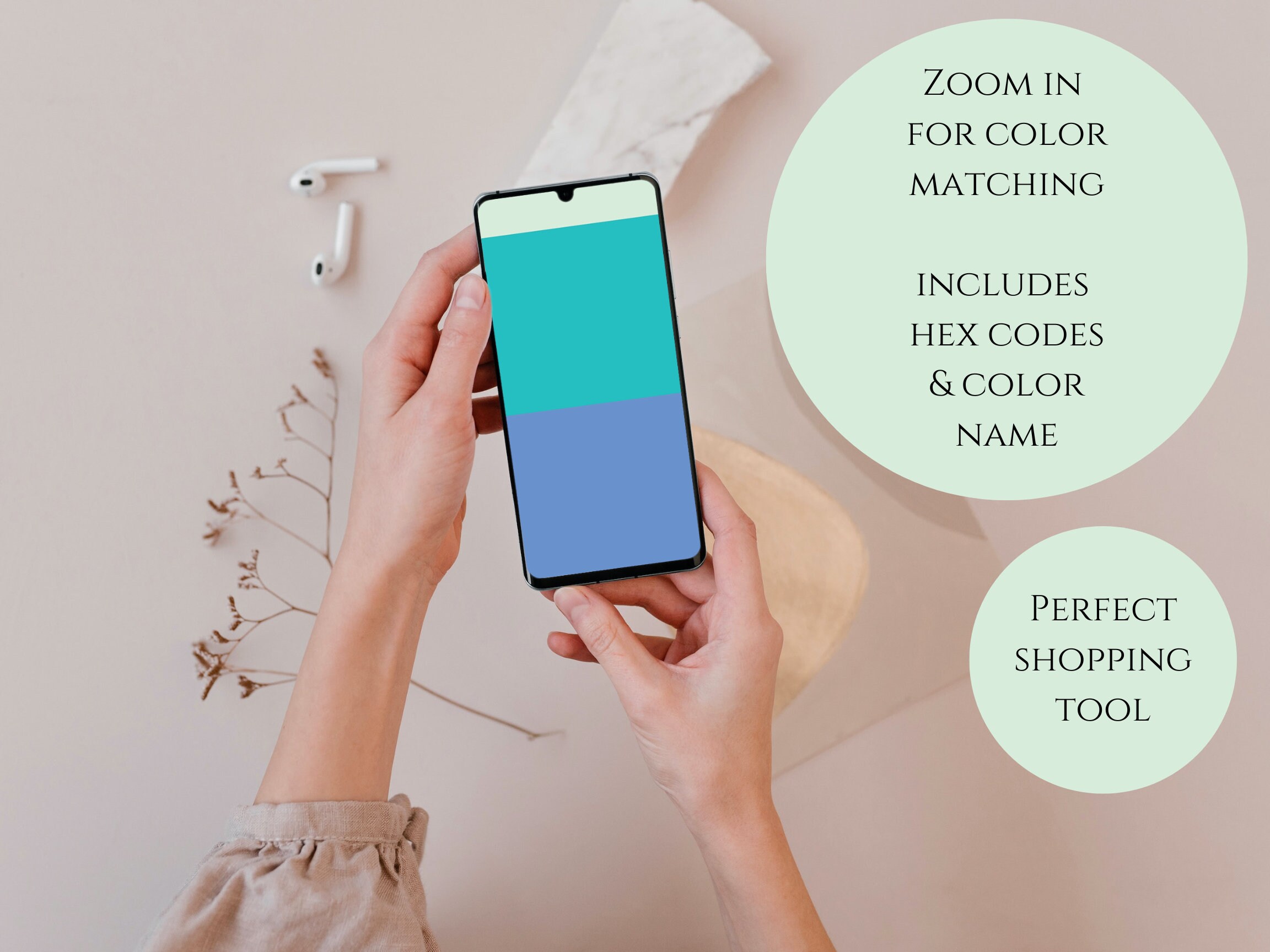 Warm true Autumn Palette Digital Swatch Fan Seasonal - Etsy