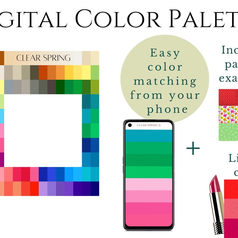 Spring Palette Fabric - Etsy
