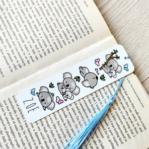 Koala Bear Bookmark Personalised Kawaii Koala Gift Name Gift Metal ...