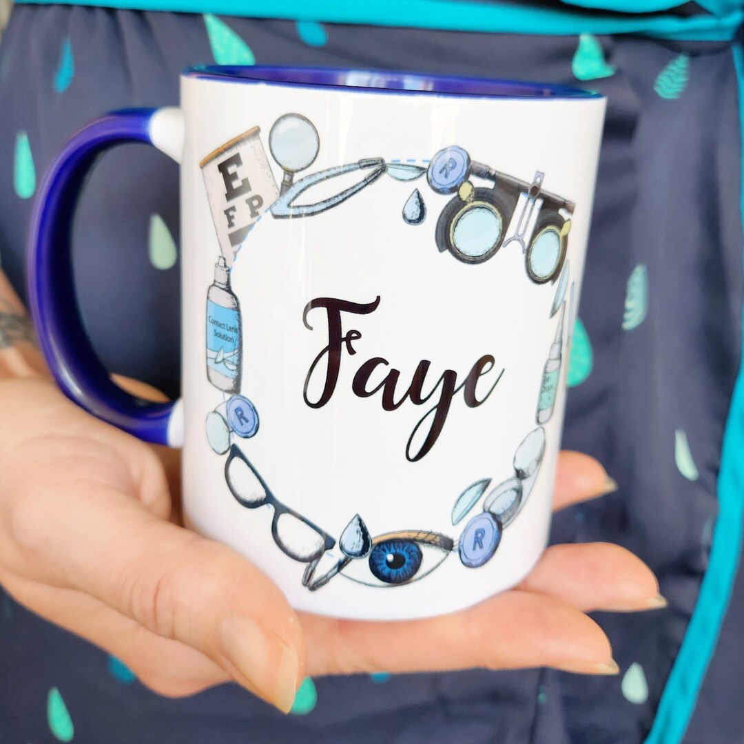 Optometrist Mug Gift Ophthalmologist Mug Gift Optician Mug Gift Eye ...